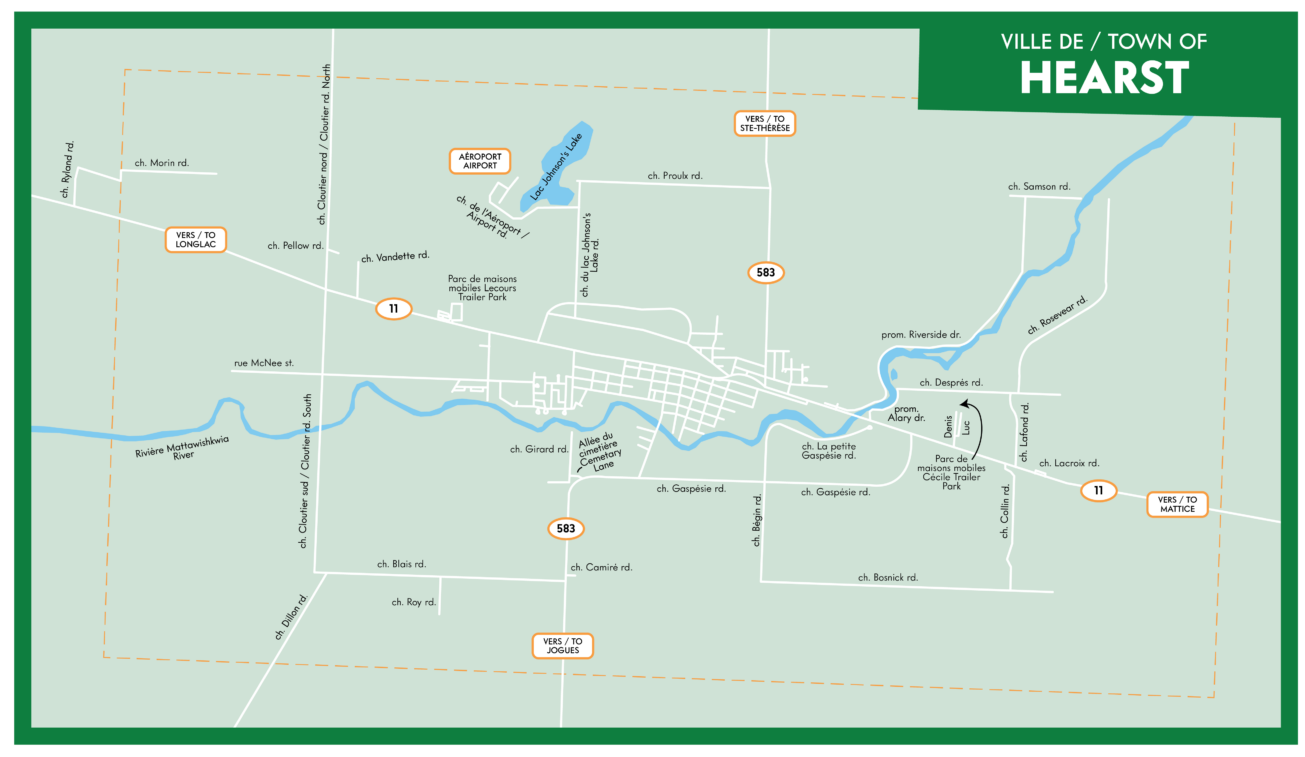 Service Area Map - Hearst Power Distribution Company Ltd.