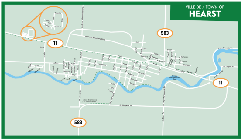 Service Area Map - Hearst Power Distribution Company Ltd.